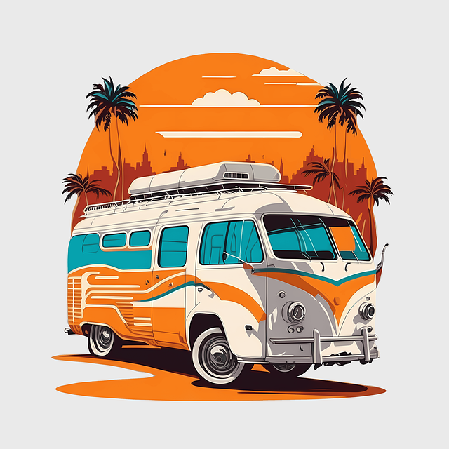 Download Ai Generated, Van, Retro. Royalty-Free Stock Illustration ...