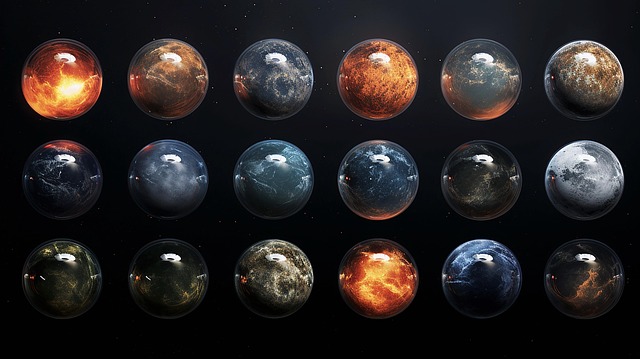 Download Ai Generated, Planets, Cosmos. Royalty-Free Stock Illustration ...