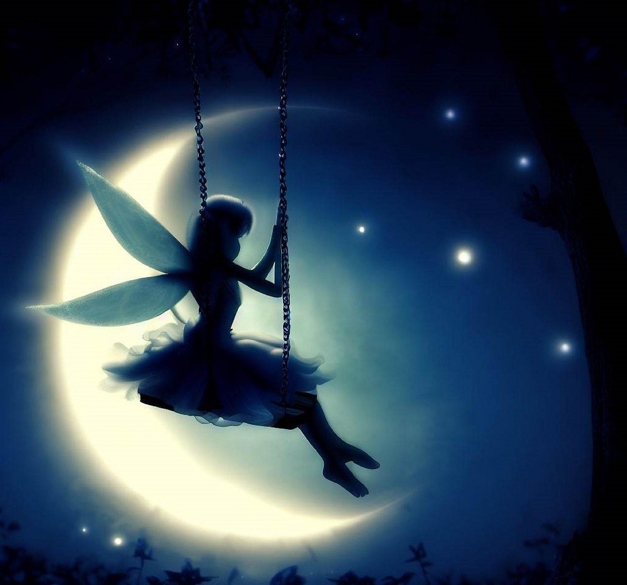 Download Moonlight, Moon, Night. Royalty-Free Stock Illustration Image ...