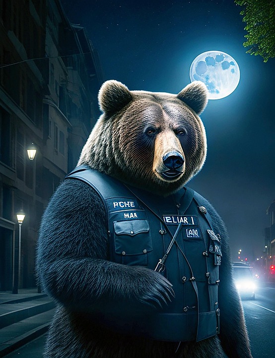 Download Bear Animal Policeman Royalty-Free Stock Illustration Image ...