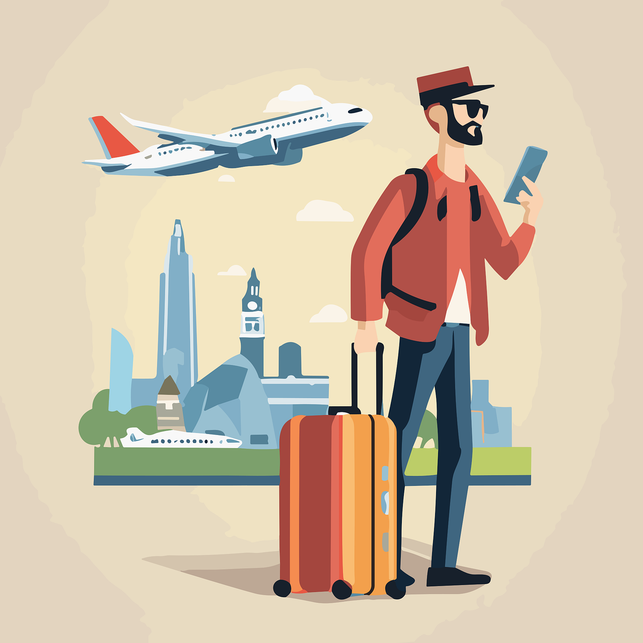Download Tourist, Traveller, Holiday. Royalty-Free Vector Graphic - Pixabay