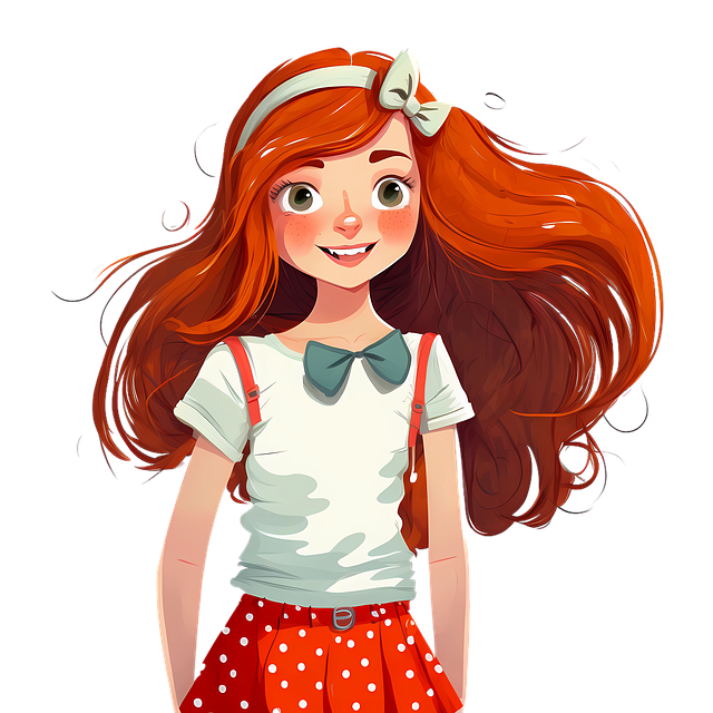 Download Girl, Red Head, Cartoon. Royalty-Free Stock Illustration Image ...
