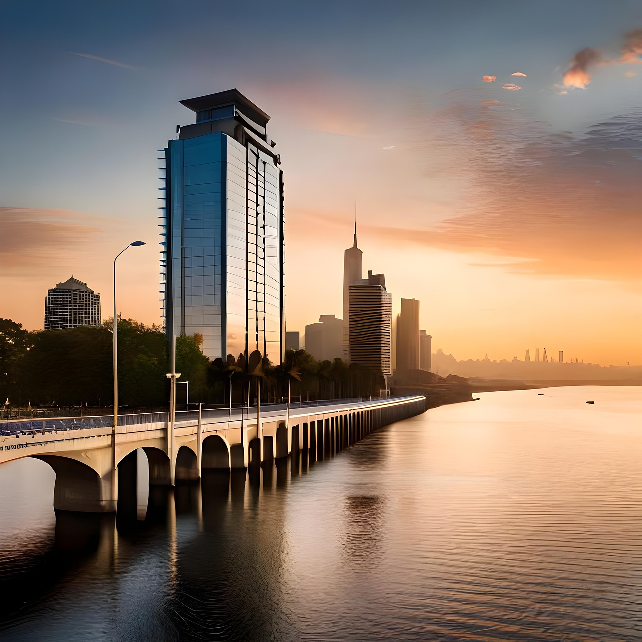 Download Ai Generated Golden Hour Sunset Royalty-Free Stock ...