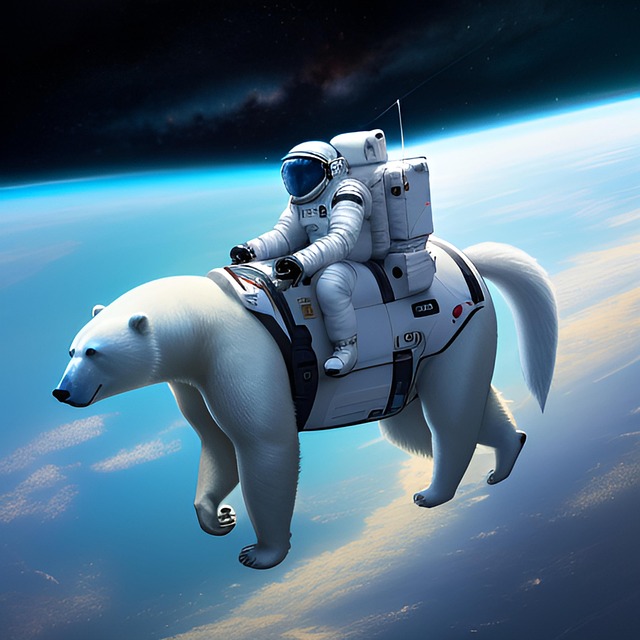 Download Ai Generated Astronaut Bear Royalty-Free Stock Illustration ...