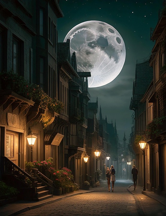 Download Night Love Romance Royalty-Free Stock Illustration Image - Pixabay