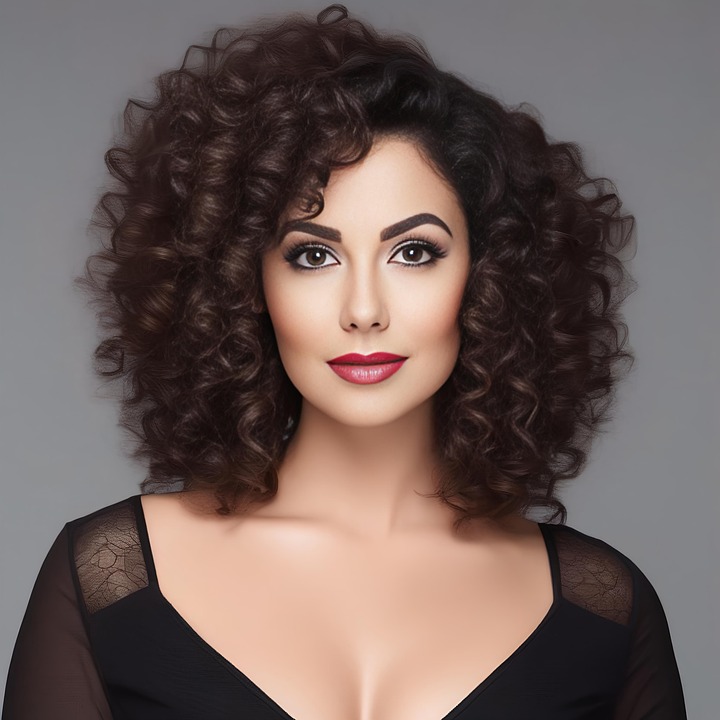 Woman Curly Hair Portrait - Free photo on Pixabay