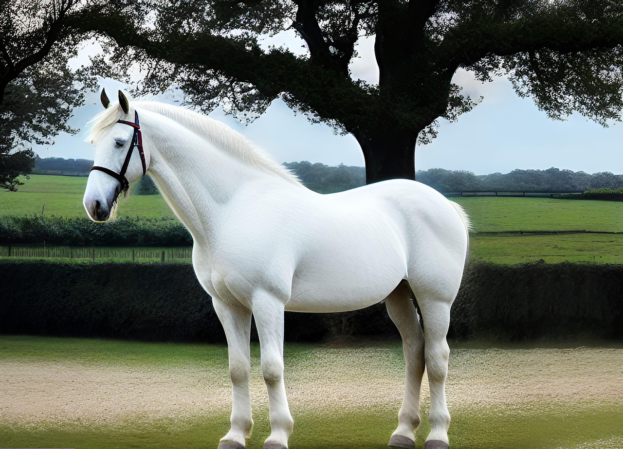 Download Horse, White Horse, Horse Looking. Royalty-Free Stock ...