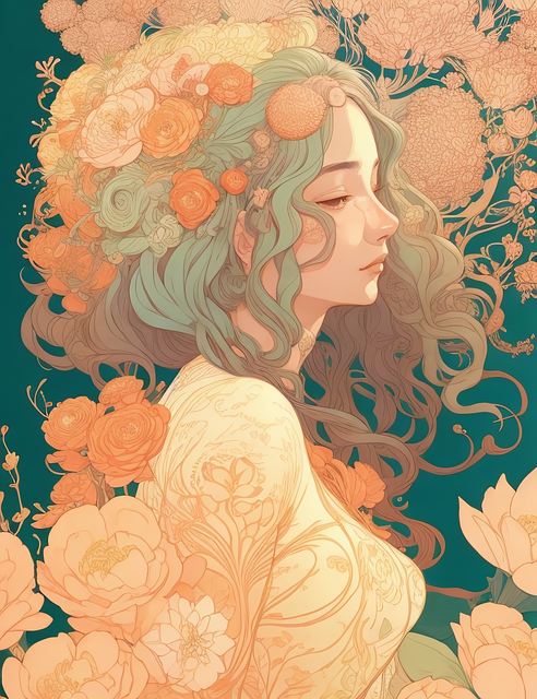 Mulher Flores Ninfa Arte - Imagens grátis no Pixabay - Pixabay