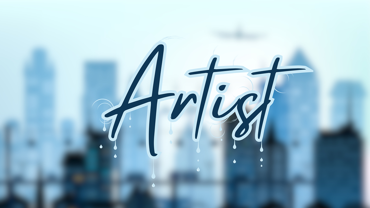 Download Artist, Typography, Wallpaper. Royalty-Free Stock Illustration ...