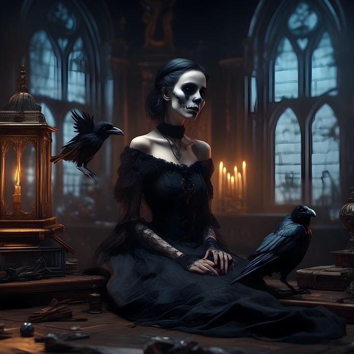 Download Woman Gothic Fear Royalty-Free Stock Illustration Image - Pixabay