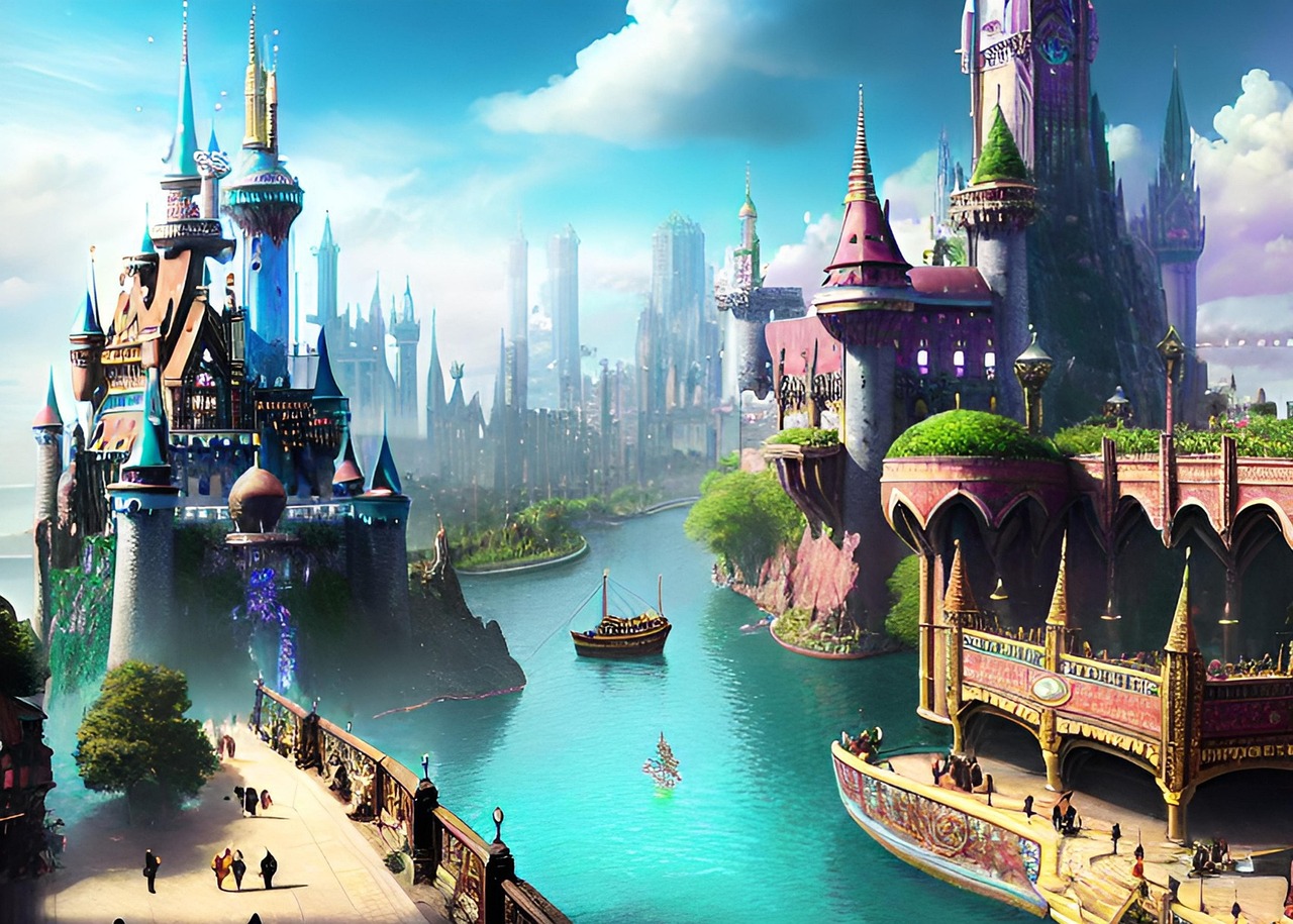 74 Fantasy City Wallpaper On Wallpapersafari