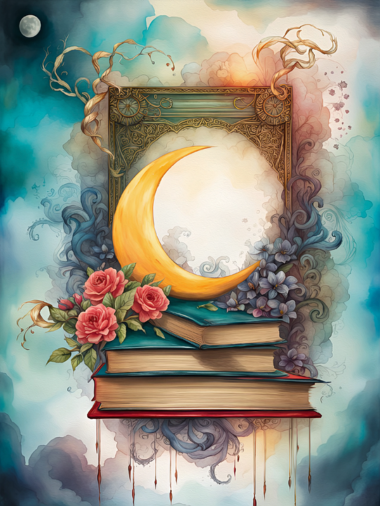 Download Ai Generated, Books, Watercolor. Royalty-Free Stock ...