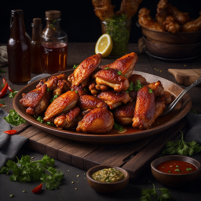 Download Chicken Wings, Wings, Food. Royalty-Free Stock Illustration ...