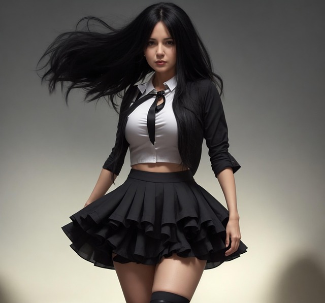 Download Ai Generated Woman Skirt Royalty Free Stock Illustration Image