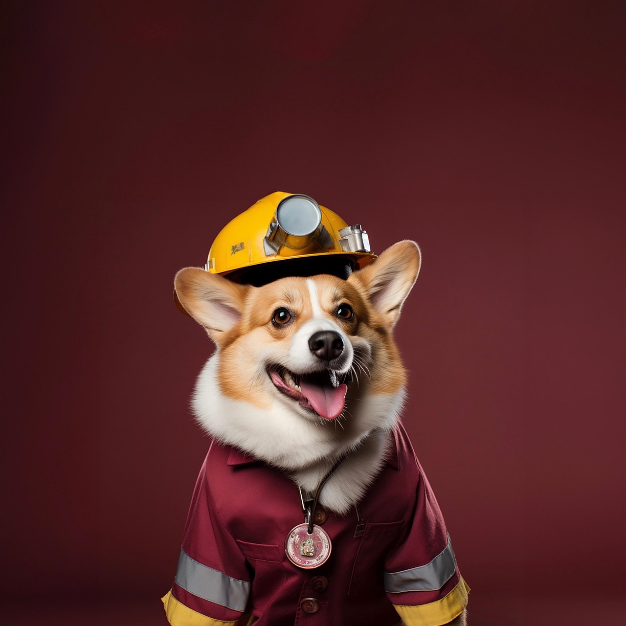 Download Ai Generated, Corgi, Firefighter. Royalty-Free Stock ...