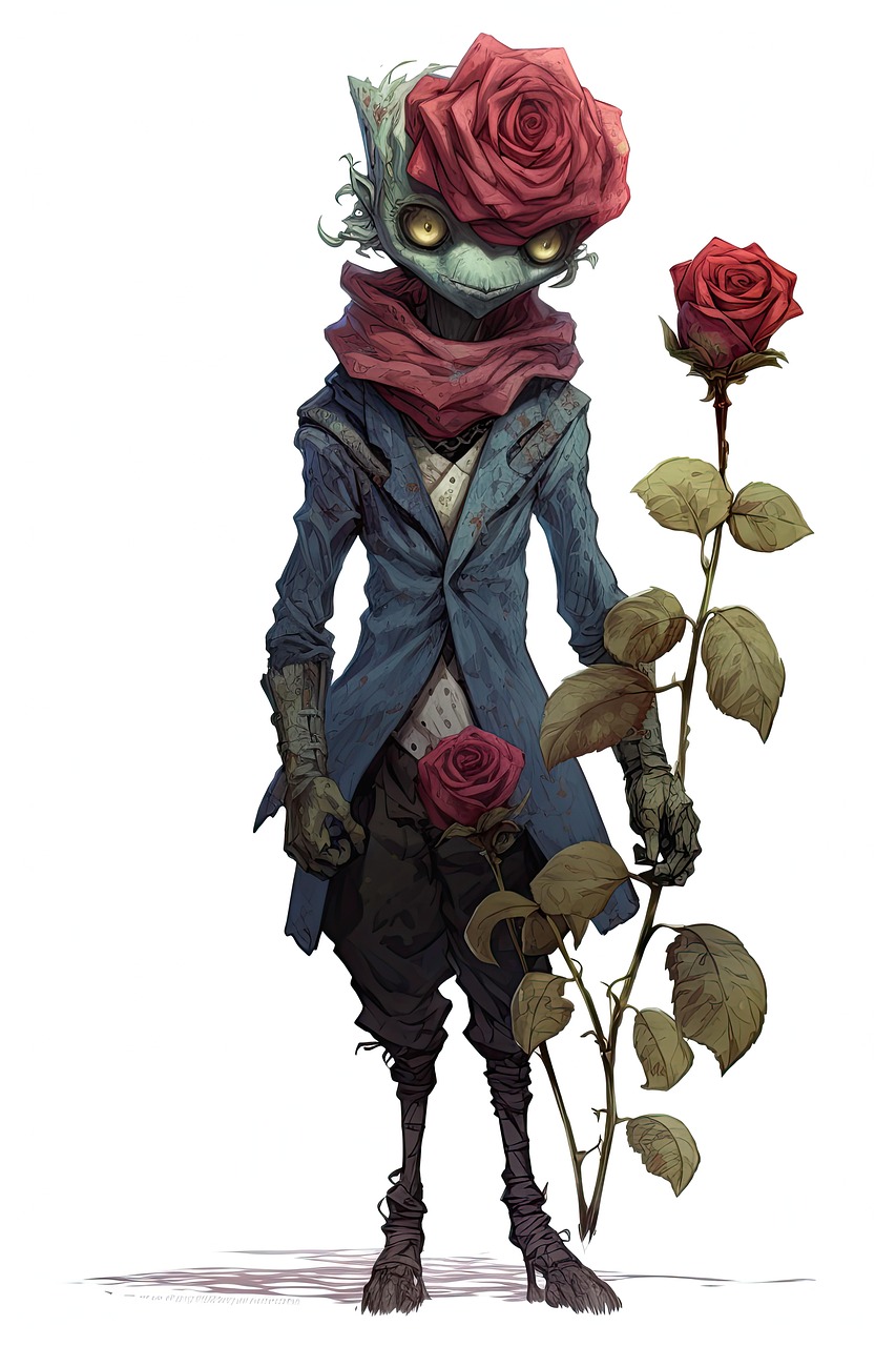 Download Ai Generated Creature Roses Royalty-Free Stock Illustration ...