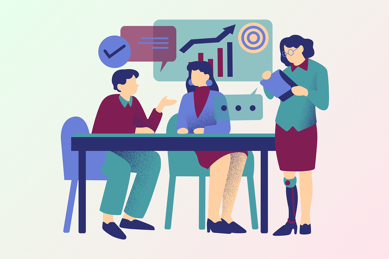Download People Communication Teaching Royalty-Free Stock Illustration ...