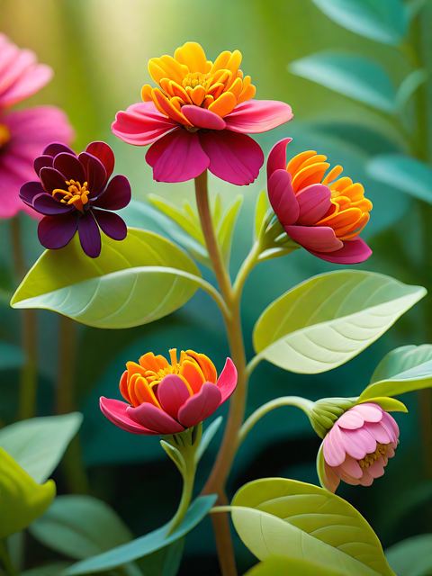 Download Flowers, Flora, Pink Flowers. Royalty-Free Stock Illustration ...