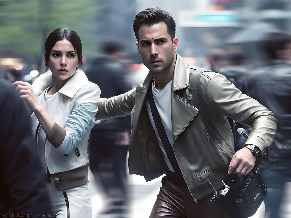 Download Science Fiction, Street, Run. Royalty-Free Stock Illustration ...