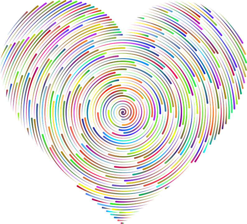 Download Heart Shape Colorful Royalty Free Vector Graphic Pixabay