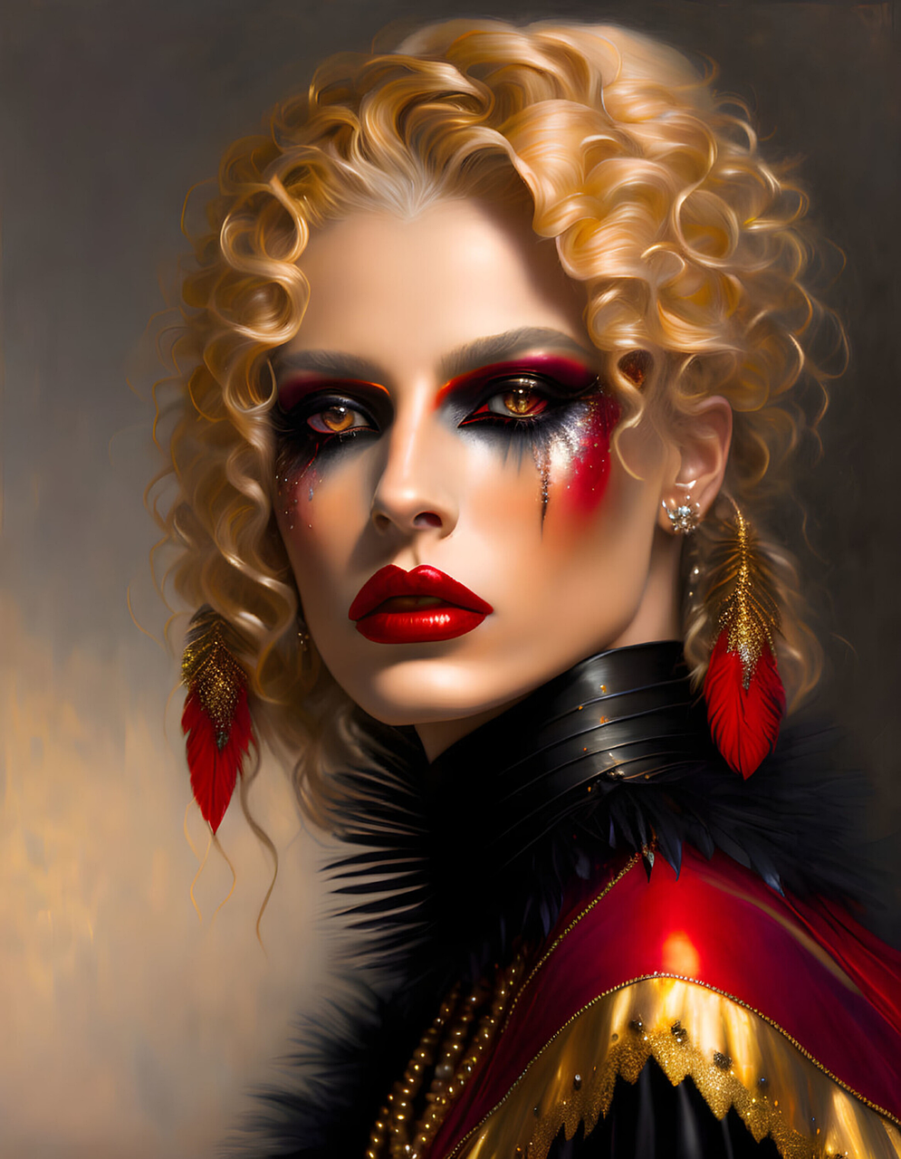 Download Beautiful Blonde Model Royalty Free Stock Illustration Image