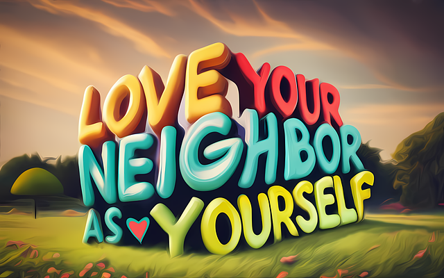 Download Love, Neighbor, Kindness. Royalty-Free Stock Illustration ...