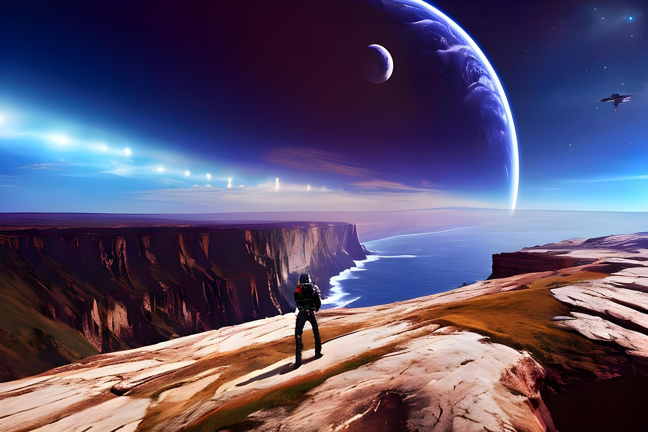 Download Science Fiction Planet World Royalty-Free Stock Illustration ...