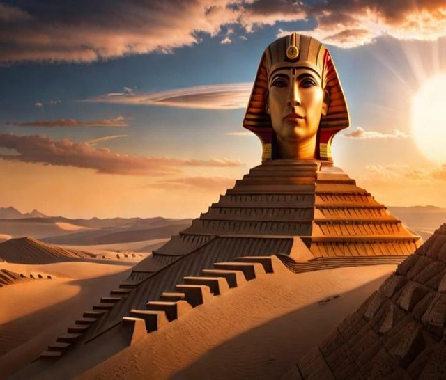 Download Sphinx, Pyramids, Egypt. Royalty-Free Stock Illustration Image ...