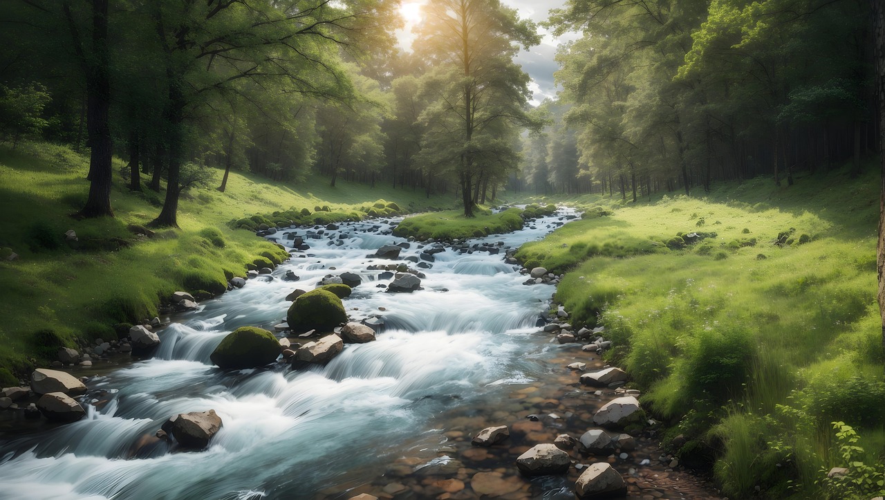 Download Beauty In Nature, Body Of Water, Creek. Royalty-Free Stock ...