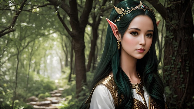Download Ai Generated, Woman, Elf. Royalty-Free Stock Illustration ...