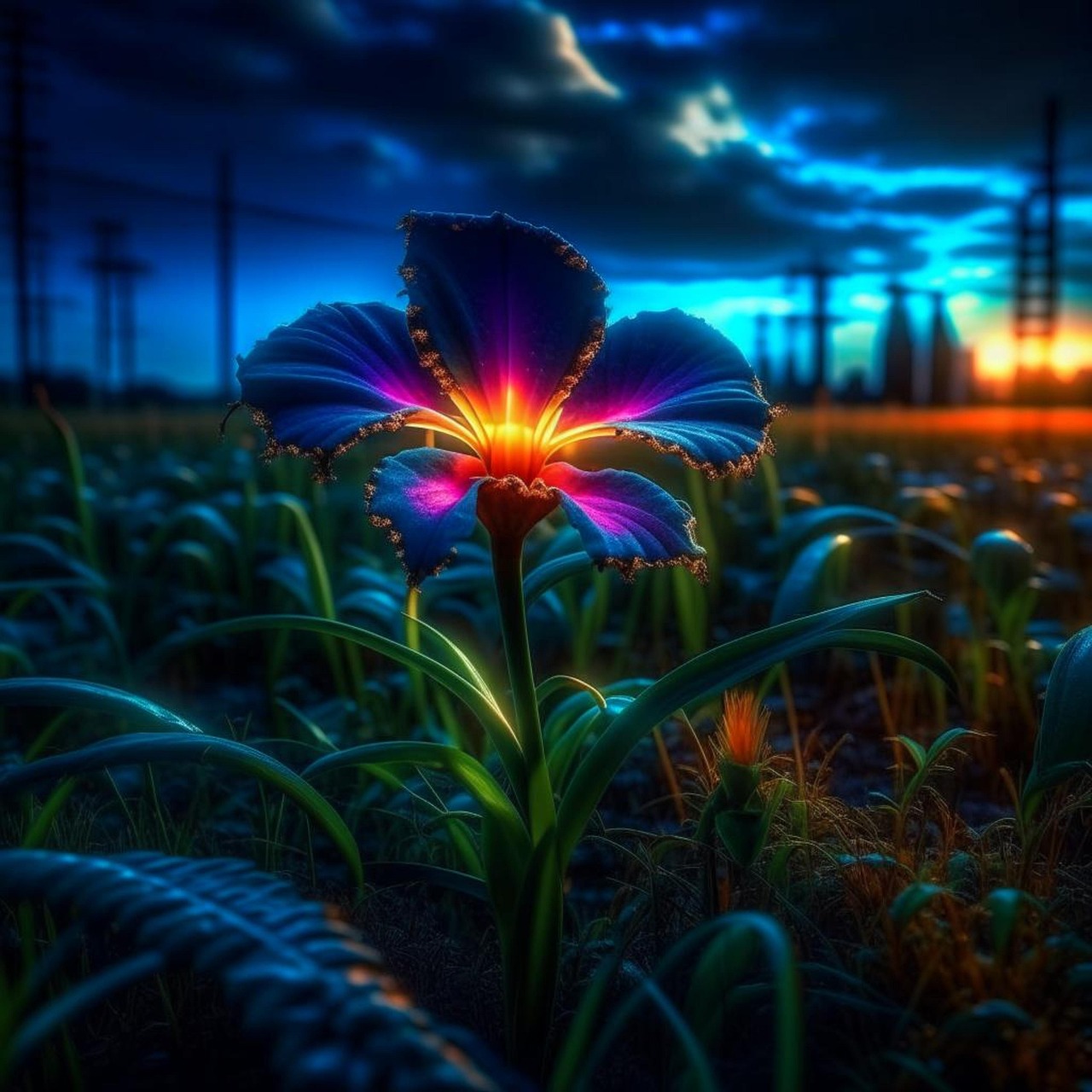 Download Ai Generated Flower Lily Royalty Free Stock Illustration Image