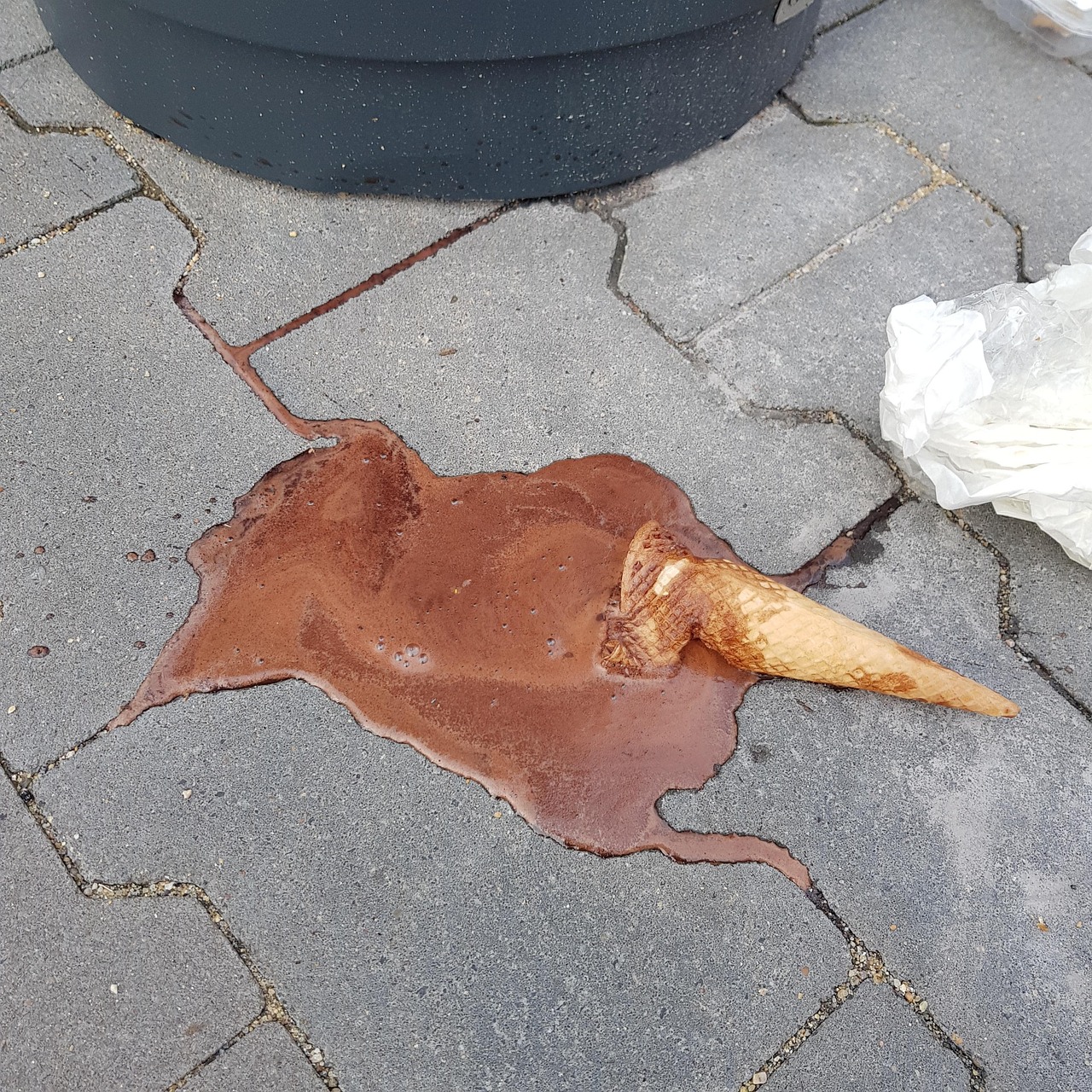Ice Cream Asphalt Road Fell - Free photo on Pixabay - Pixabay