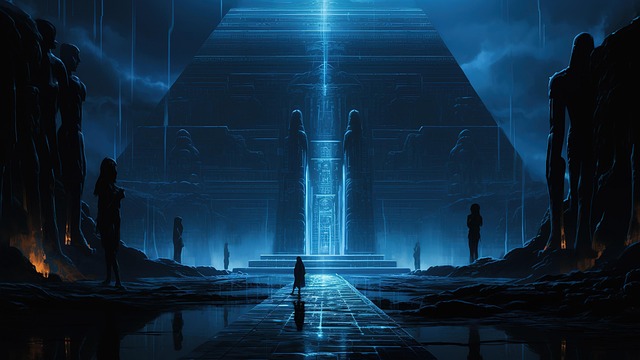 Download Pyramid, Mystic, Gateway. Royalty-Free Stock Illustration ...