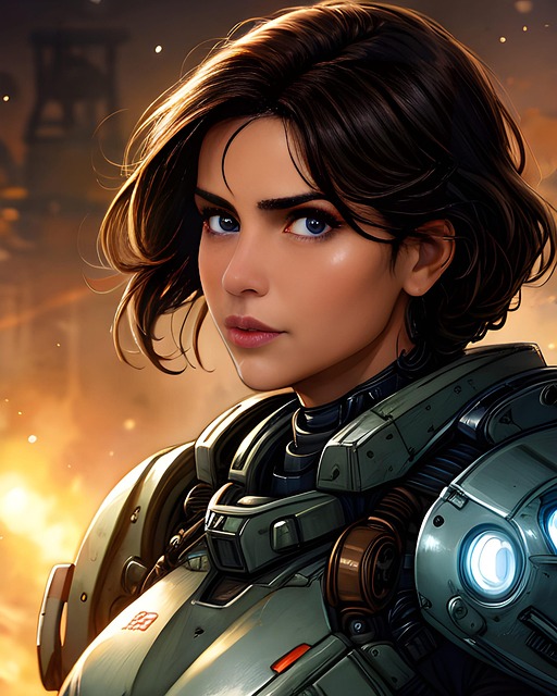 Download Ai Generated Woman Cyborg Royalty Free Stock Illustration Image Pixabay