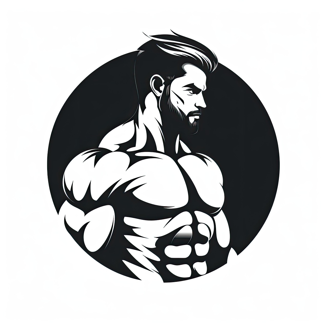 Download Ai Generated, Gym, Logo. Royalty-Free Stock Illustration Image ...