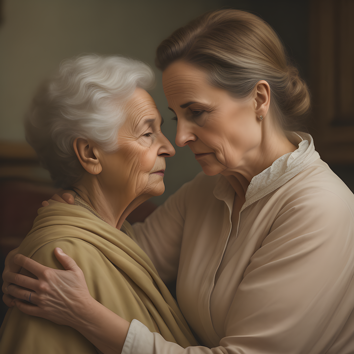 Download Ai Generated Mother Grandmother Royalty Free Stock Illustration Image Pixabay
