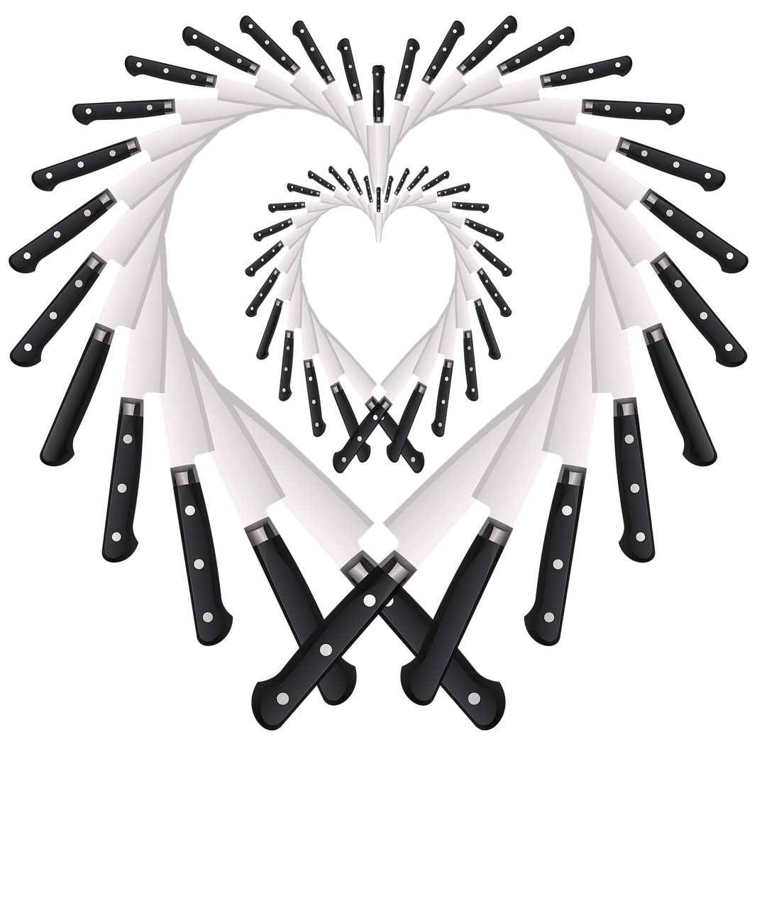 Des Couteaux Cœur Chef - Image gratuite sur Pixabay - Pixabay
