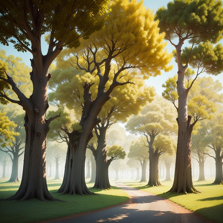 Download Ai Generated, Trees, Timber. Royalty-Free Stock Illustration ...