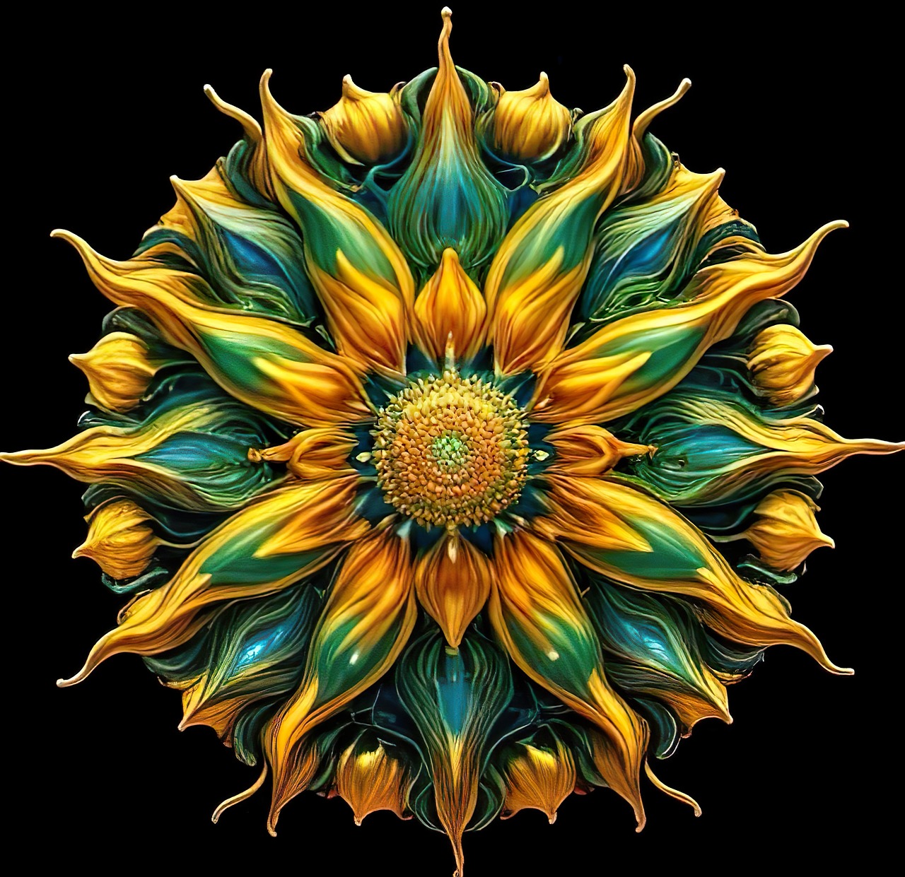 Download Ai Generated, Flower, Artistic. Royalty-Free Stock ...