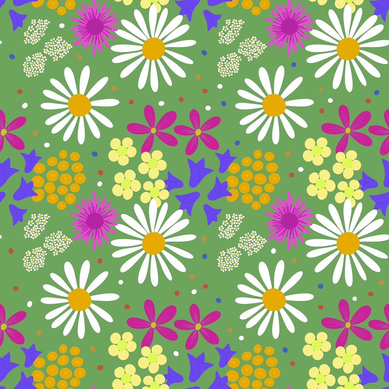 Pattern Flowers Repetition - Free photo on Pixabay - Pixabay