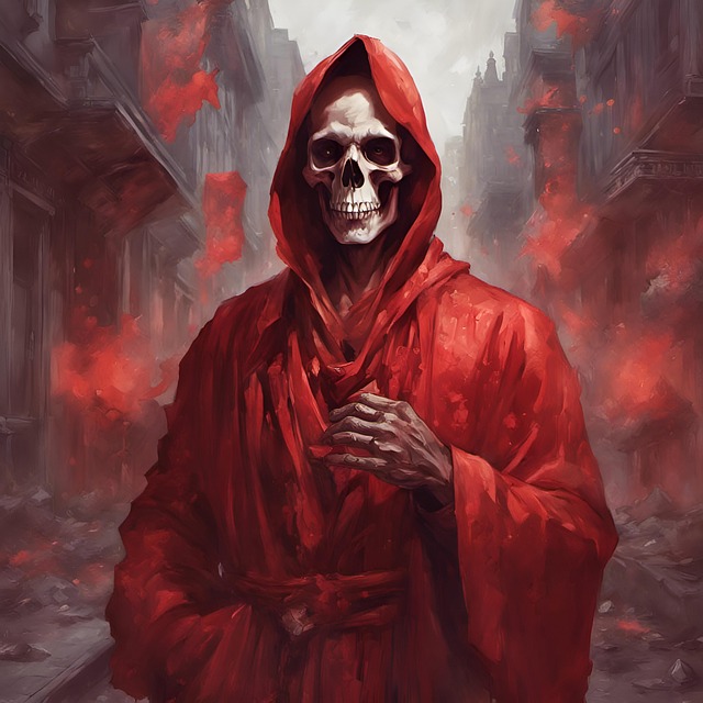 Download Red Robe Of Death, Comic Book, Super Villain. Royalty-Free ...