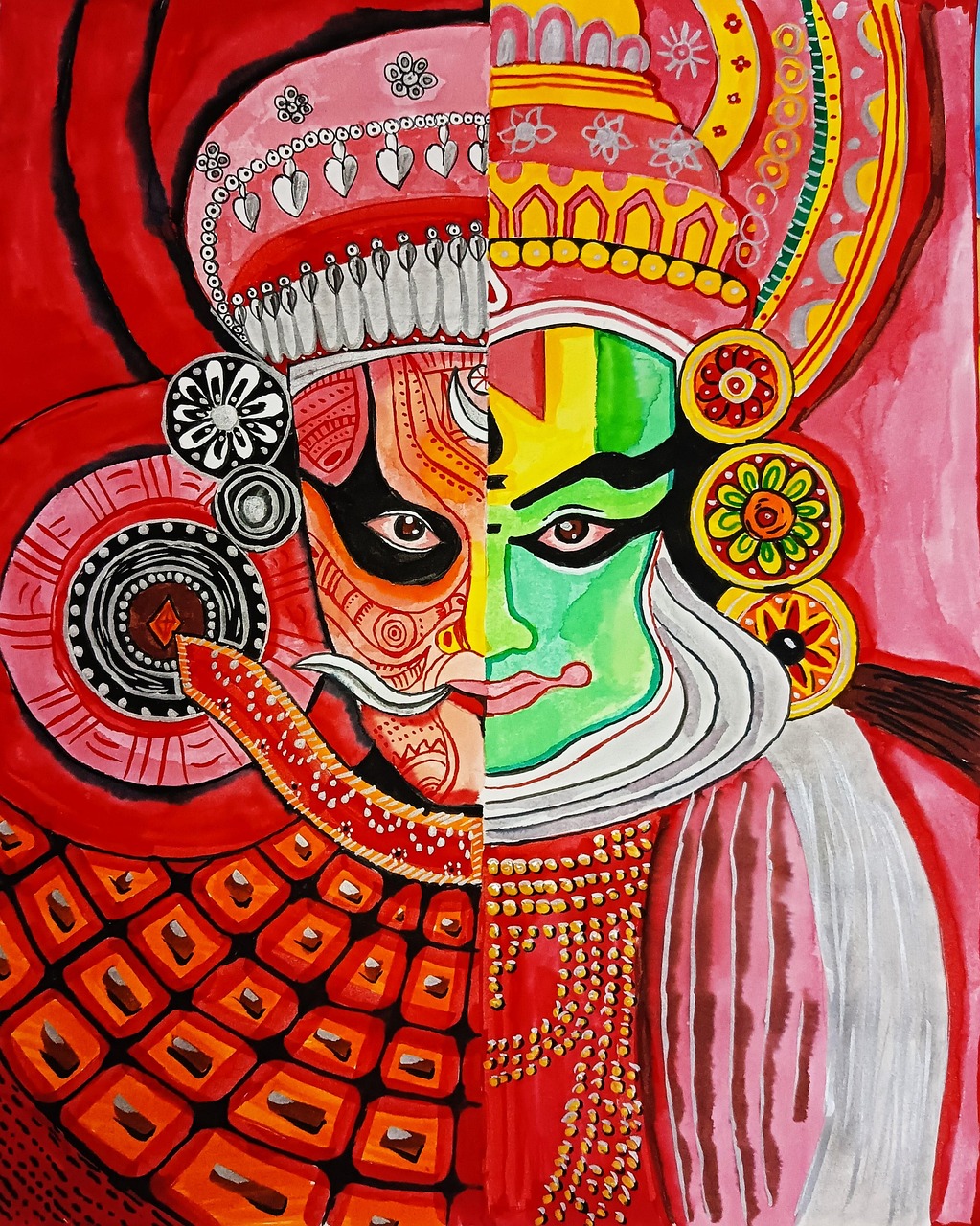 Theyyam Kerala Kathakali - Free photo on Pixabay - Pixabay