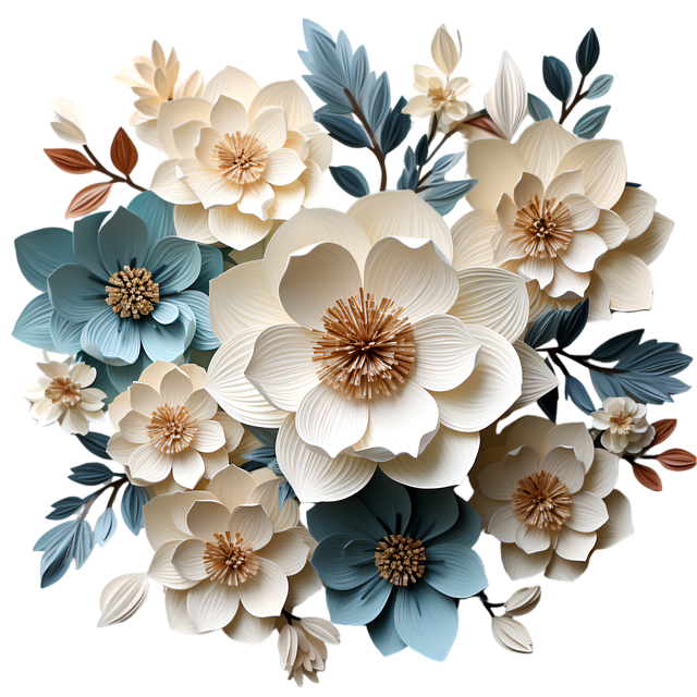 Download Ai Generated Flowers Paper Royalty Free Stock Illustration