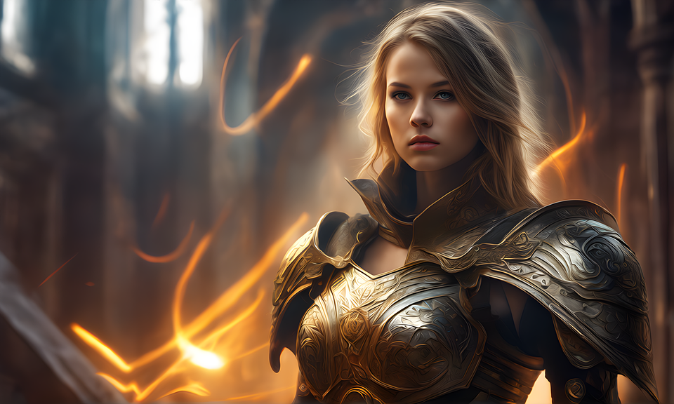 Download Beautiful, Armored Woman, God'S Armor. Royalty-Free Stock ...