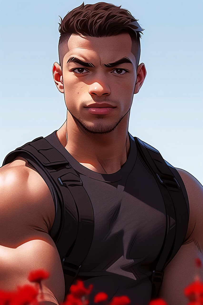Download Ai Generated Man Muscular Royalty Free Stock Illustration