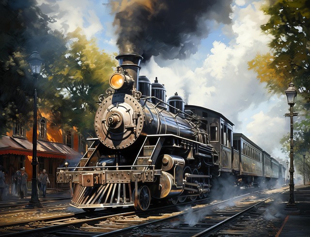 Download Ai Generated, Train, Steam Locomotive. Royalty-Free Stock ...