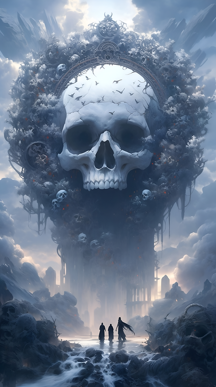 Download Halloween, Skull, Scary. Royalty-Free Stock Illustration Image ...