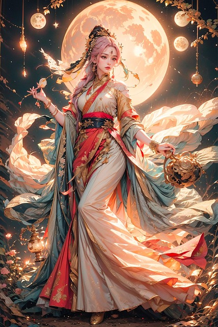 Download Ai Generated Goddess Moon Royalty Free Stock Illustration 4067