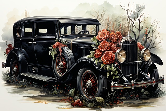 Download Antique Car, Wedding Car, Goth. Royalty-Free Stock ...
