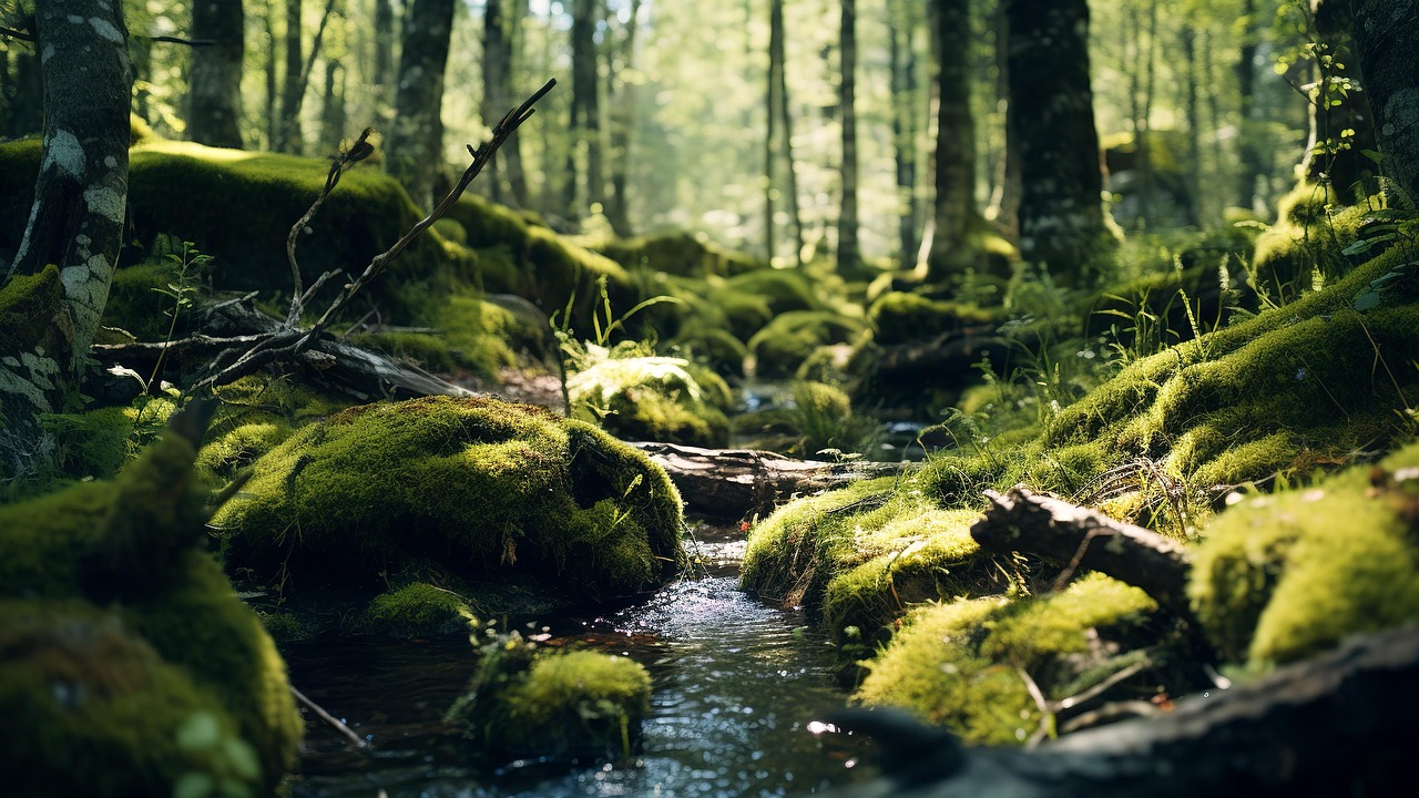 Download Forest River Stream Royalty Free Stock Illustration Image
